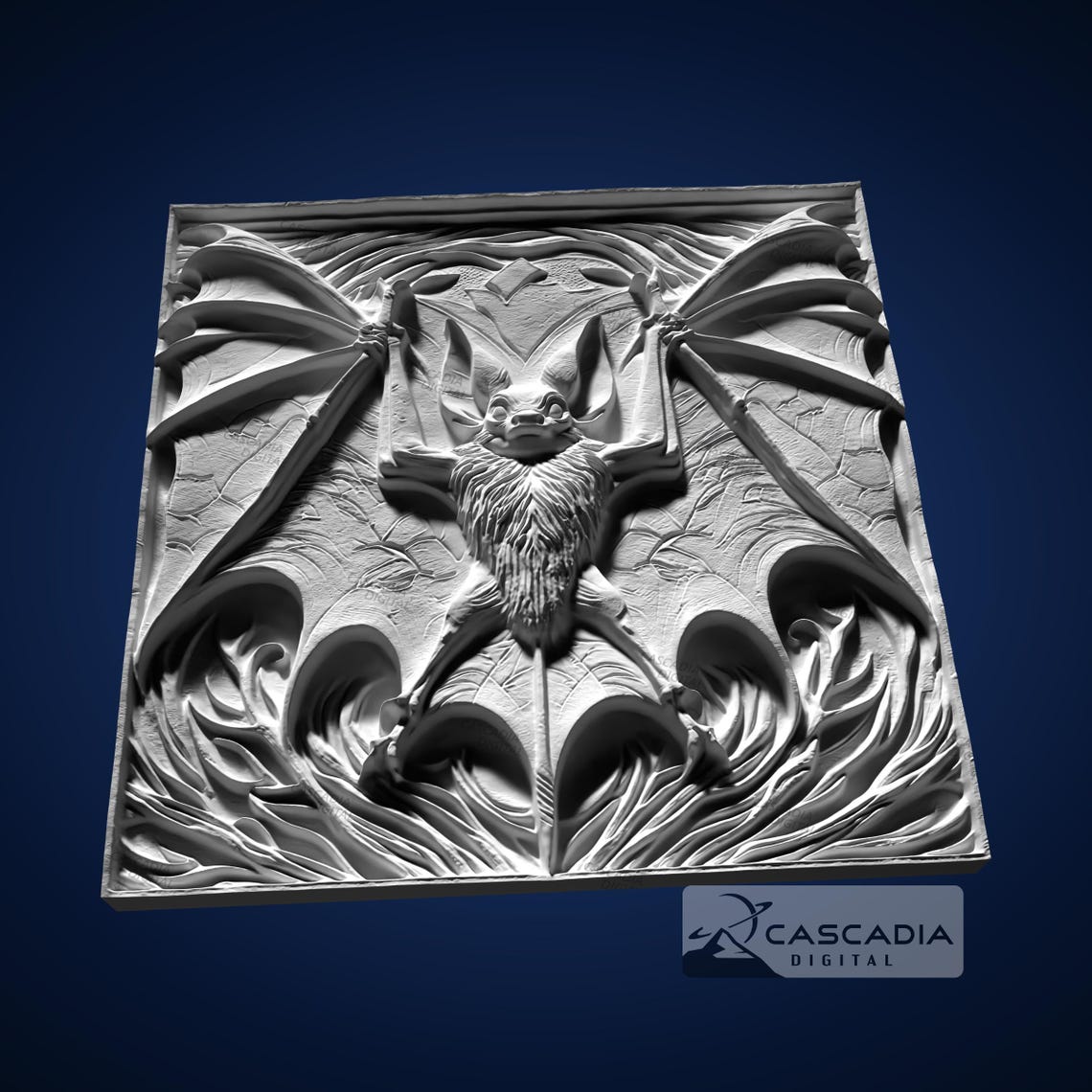 Bat - STL Model for CNC Router and 3D Printing - Etsy