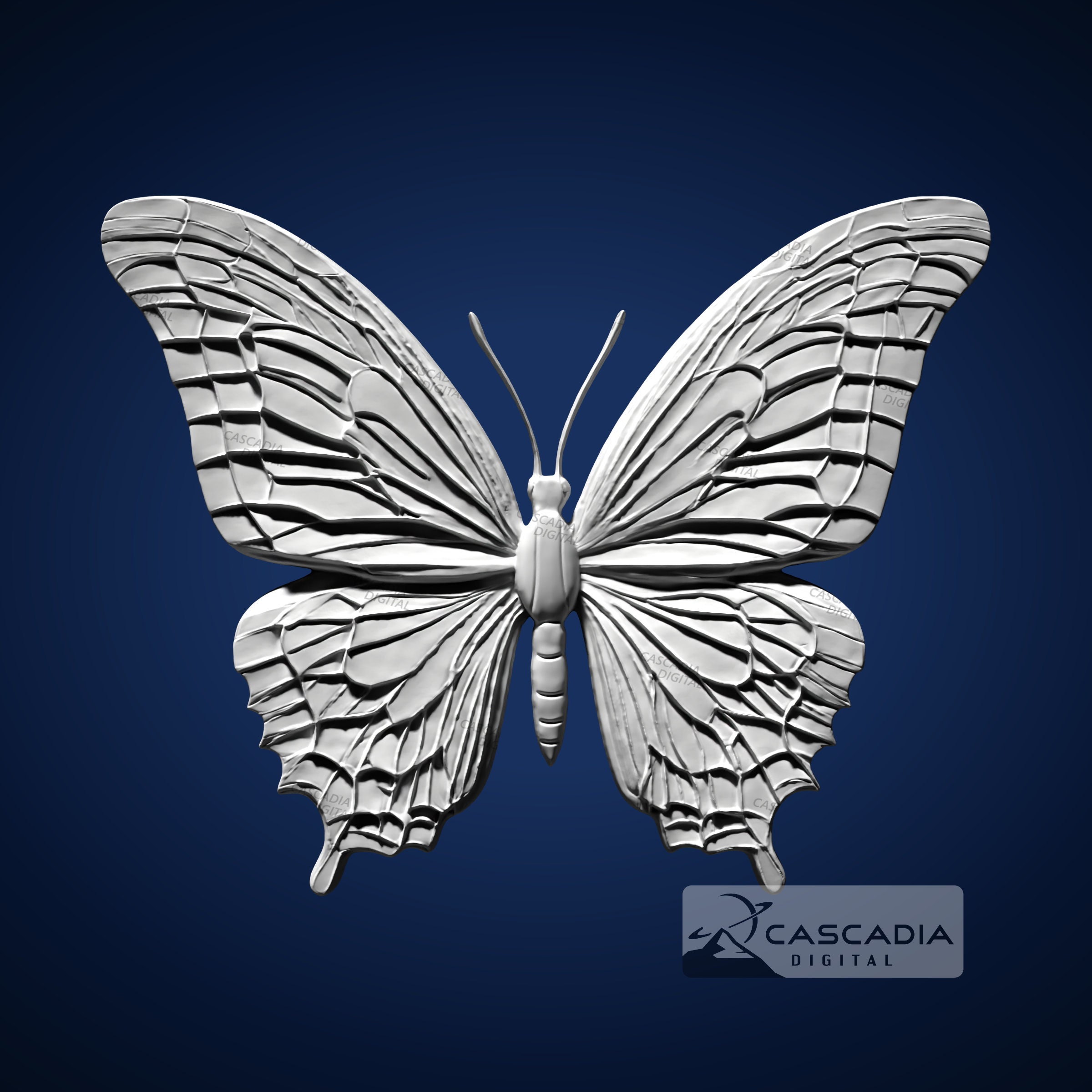 Butterfly - STL Model for CNC Router and 3D Printing - Etsy