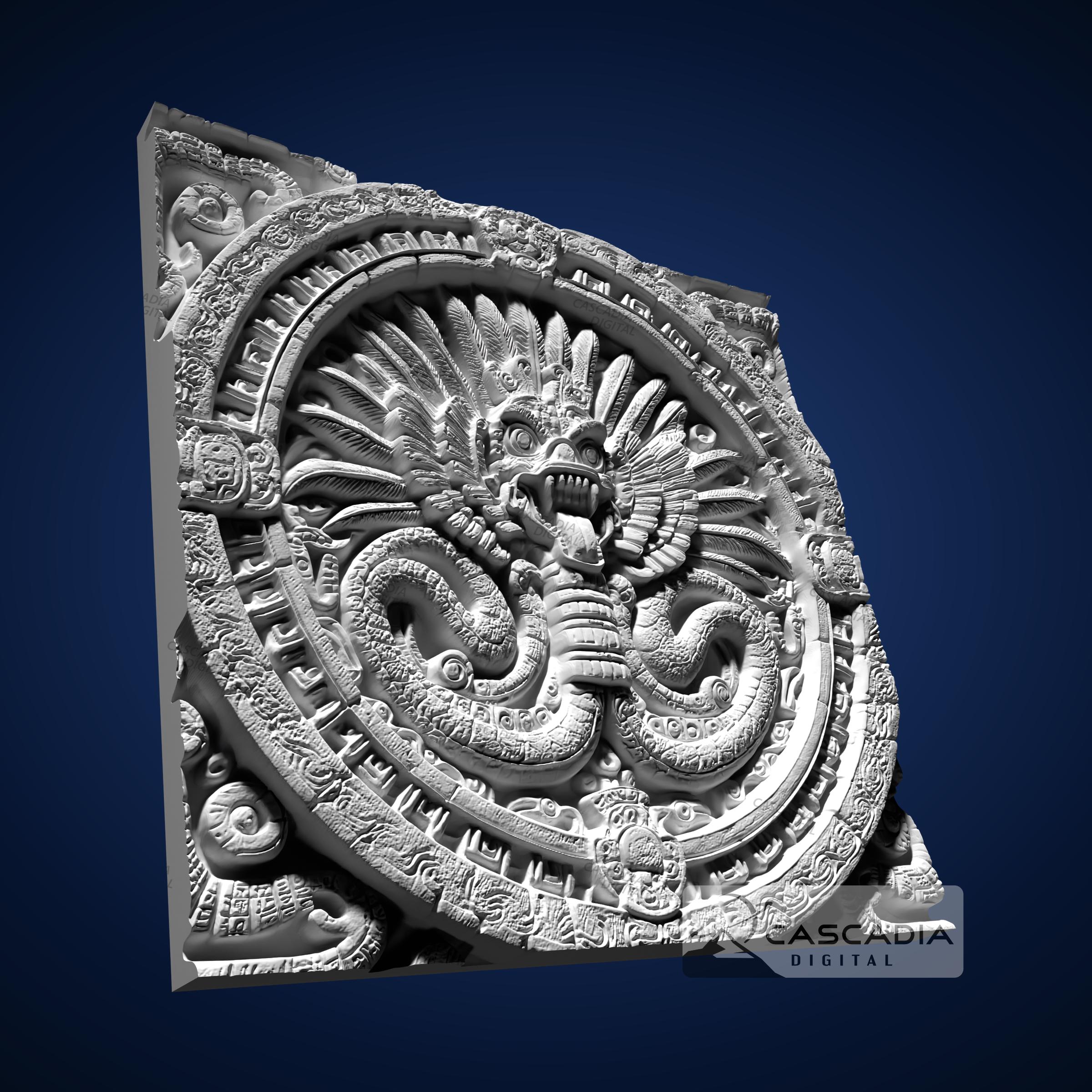 Aztec Mayan - STL Model for CNC Router and 3D Printing - Etsy