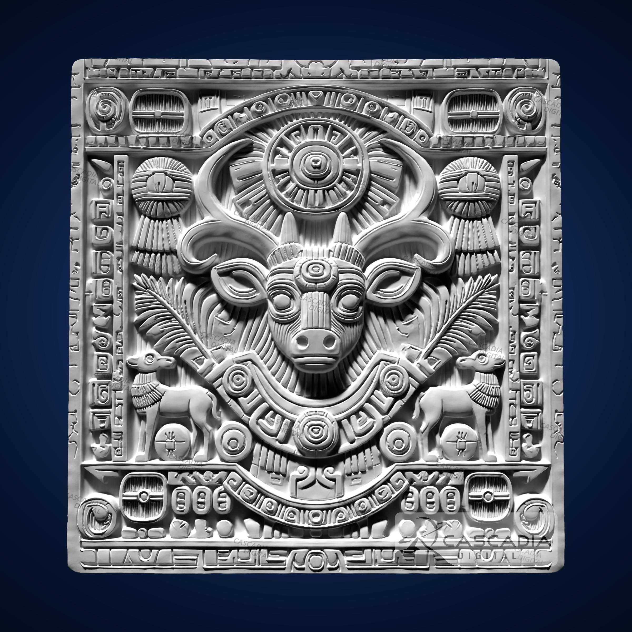 Deer Aztec - STL Model for CNC Router and 3D Printing - Etsy