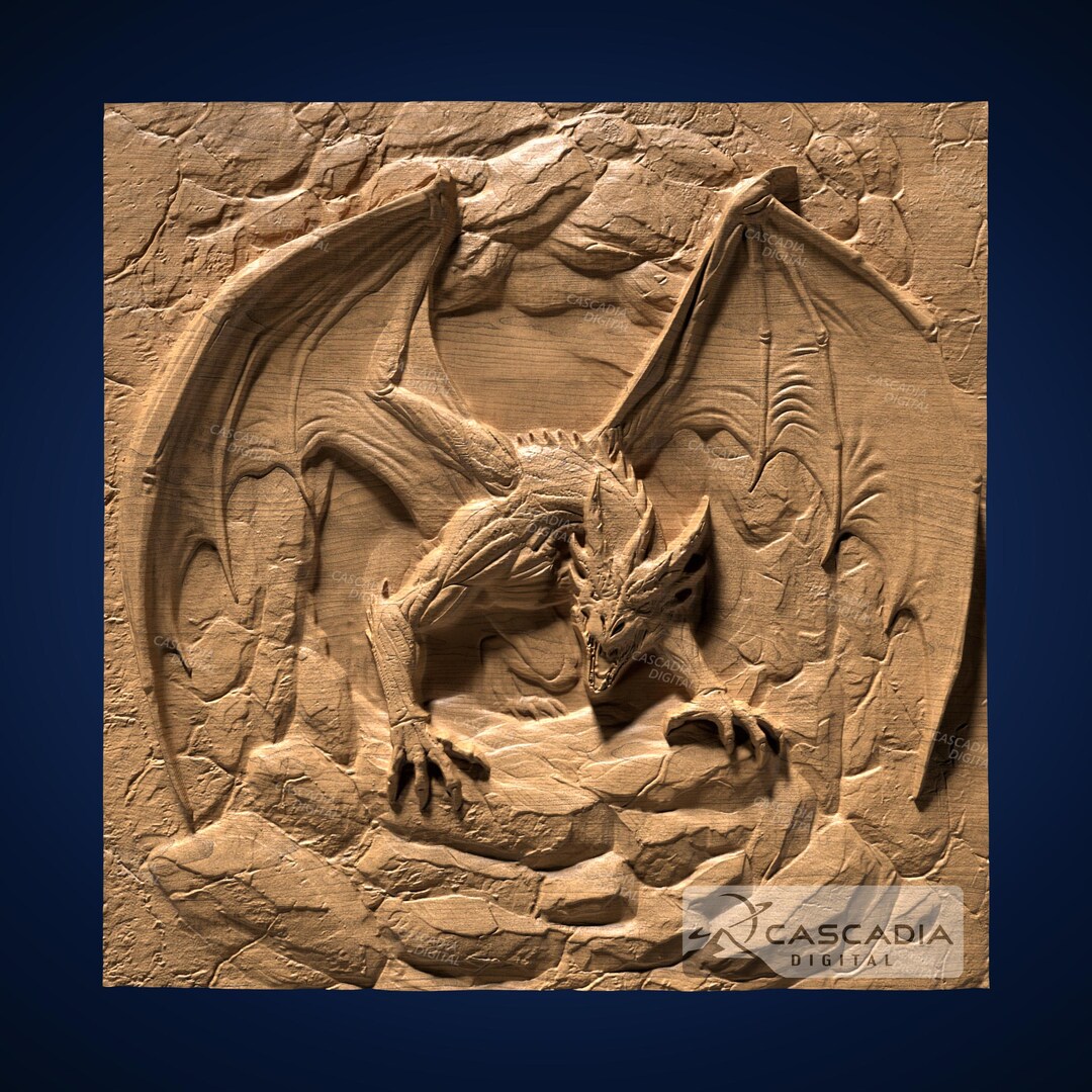 Dragon Rock Cave - STL Model for CNC Router and 3D Printing - Etsy