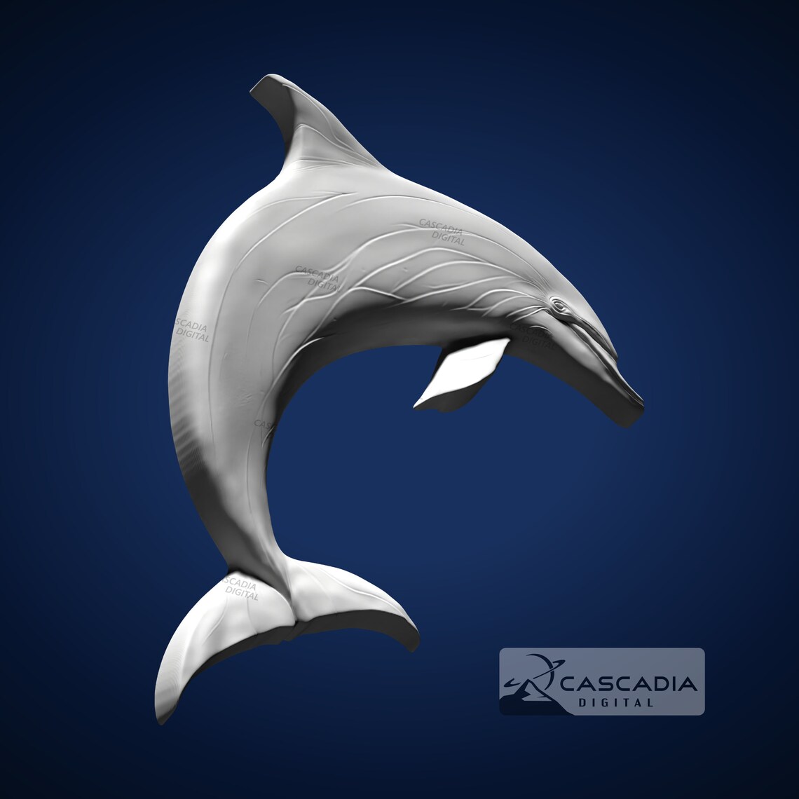 Dolphin - STL Model for CNC Router and 3D Printing - Etsy