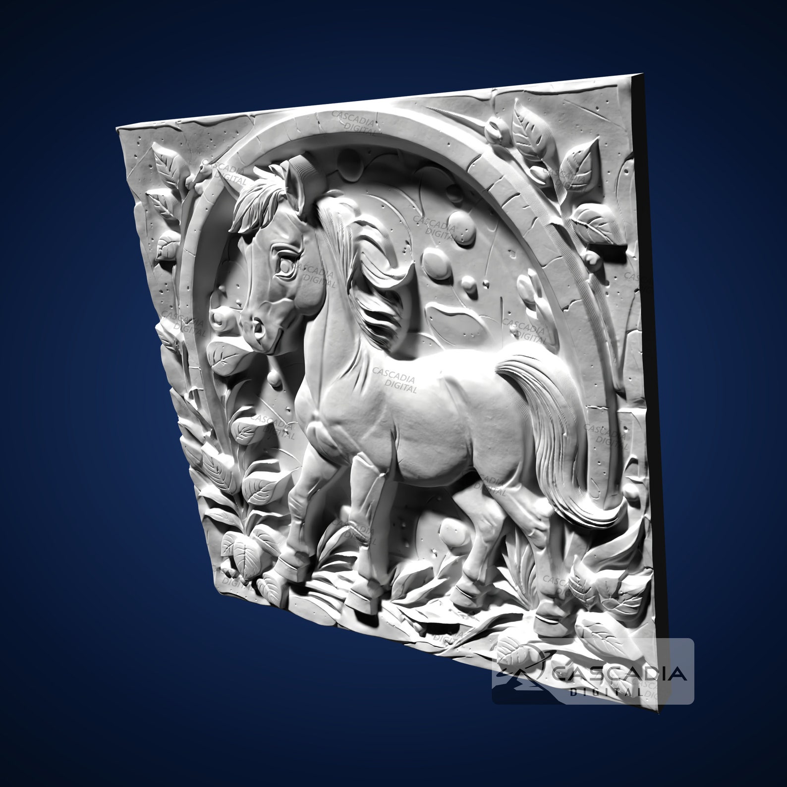 Cute Pony Horse Foal 3D STL File for CNC Router, 3D Print, Casting ...