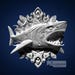 Shark Native Inuit 3D STL File for CNC Router, 3D Print, Casting, Wood ...