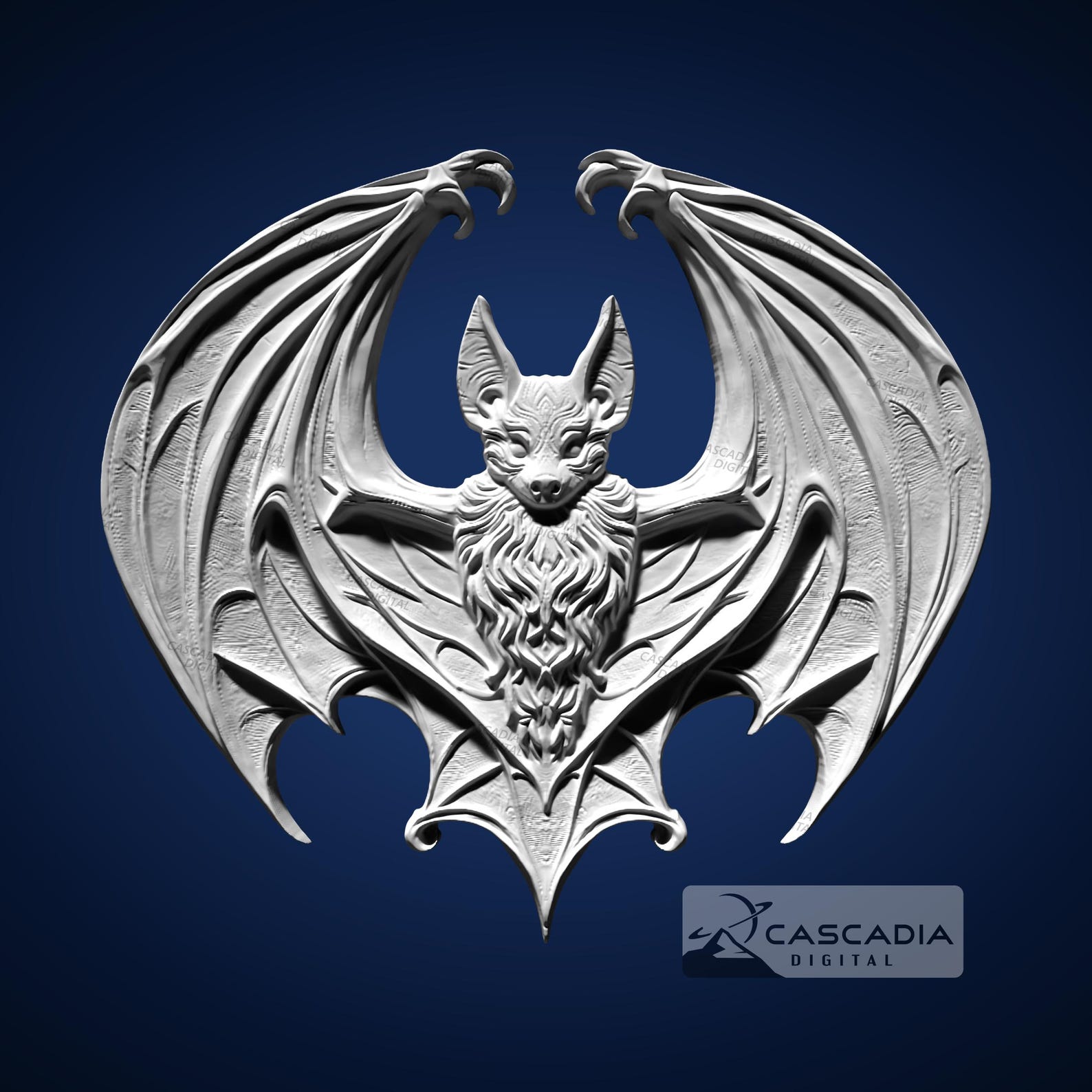 Bat - STL Model for CNC Router and 3D Printing - Etsy