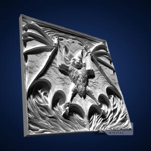 Bat - STL Model for CNC Router and 3D Printing - Etsy