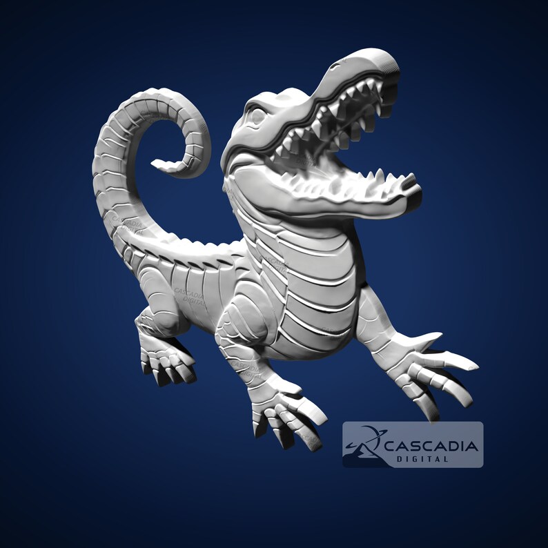 Gator - STL Model for CNC Router and 3D Printing - Etsy