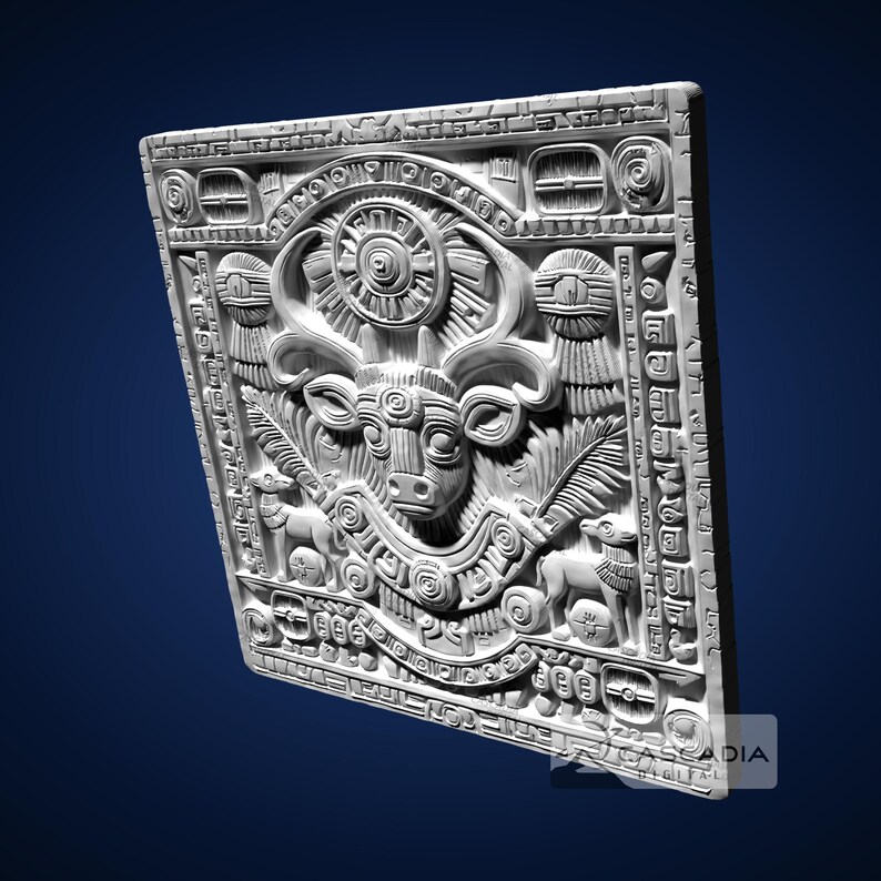 Deer Aztec - STL Model for CNC Router and 3D Printing - Etsy