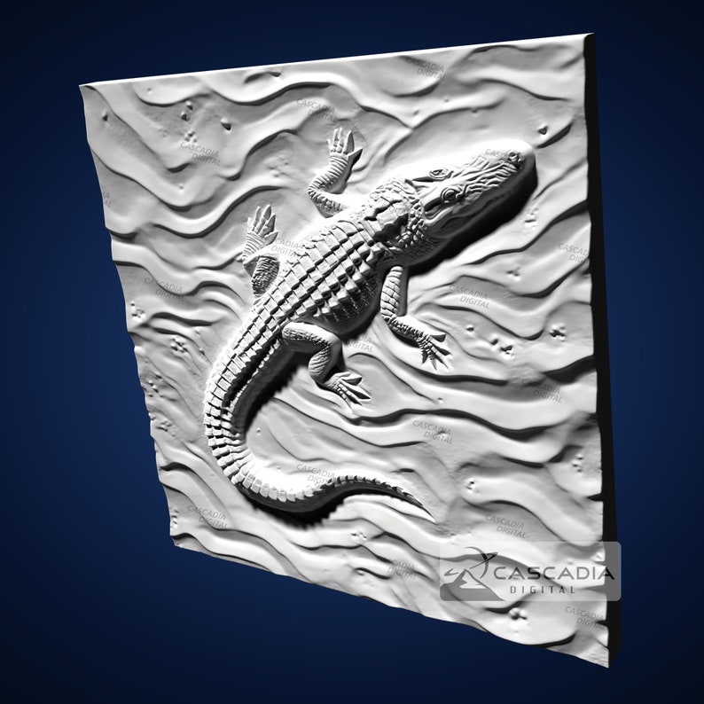 Gator - STL Model for CNC Router and 3D Printing - Etsy