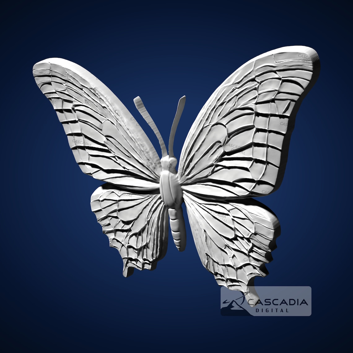 Butterfly - STL Model for CNC Router and 3D Printing - Etsy