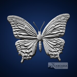 Butterfly - STL Model for CNC Router and 3D Printing - Etsy