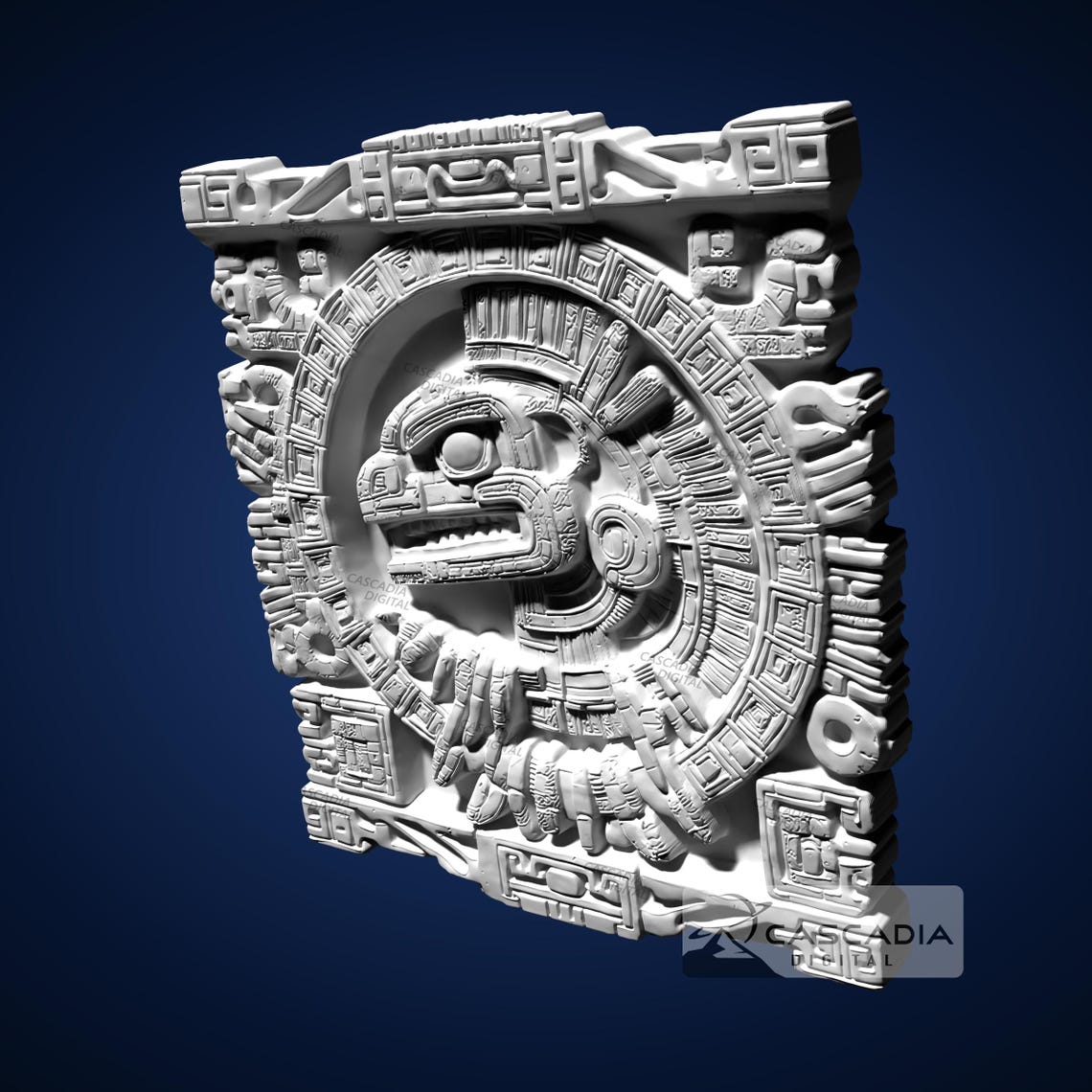 Lizard Aztec - STL Model for CNC Router and 3D Printing - Etsy