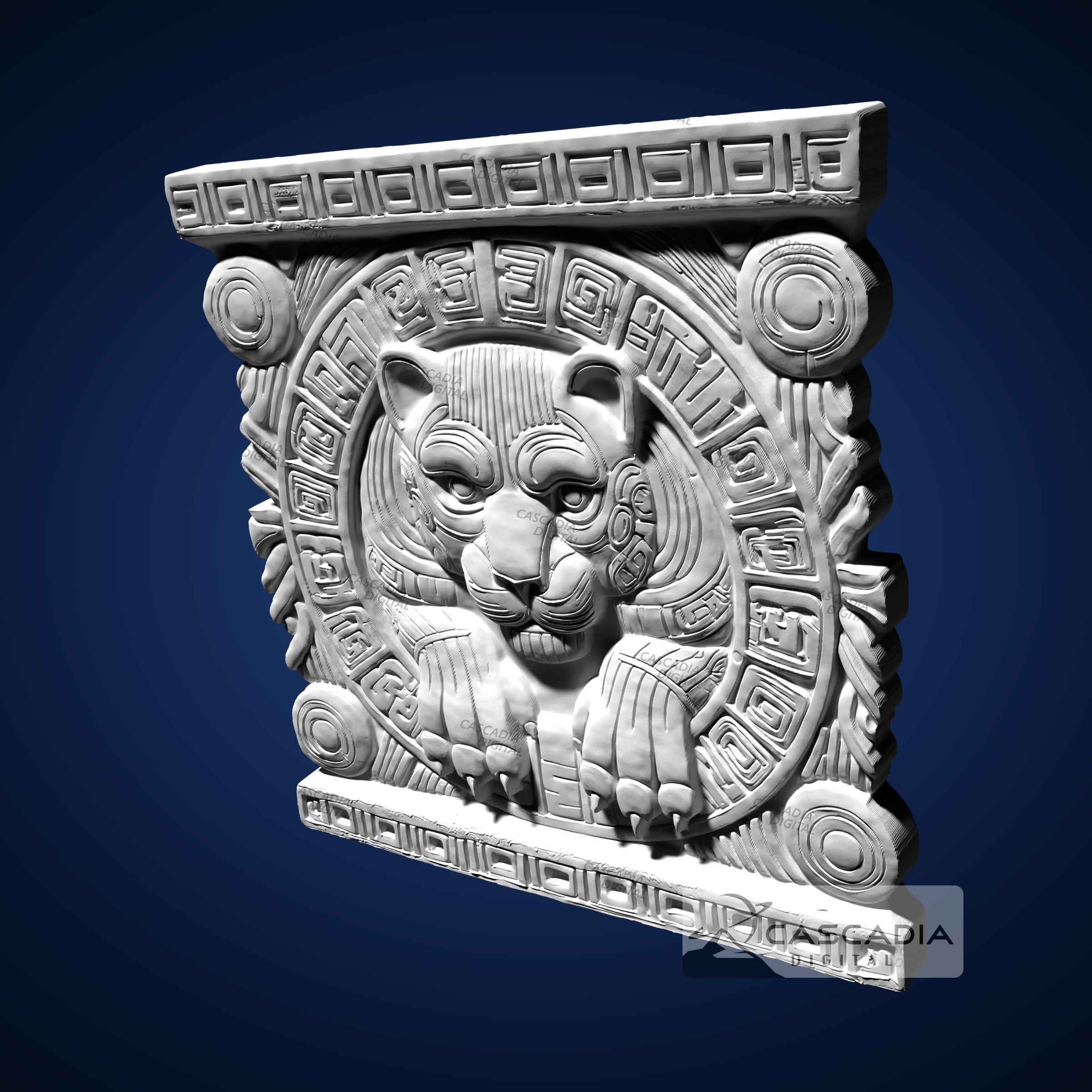 Jaguar Aztec - STL Model for CNC Router and 3D Printing - Etsy