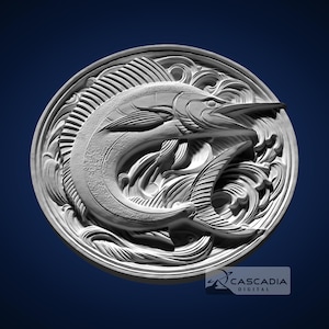Marlin Round - STL Model for CNC Router and 3D Printing - Etsy