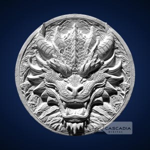 Dragon Head Round - STL Model for CNC Router and 3D Printing - Etsy