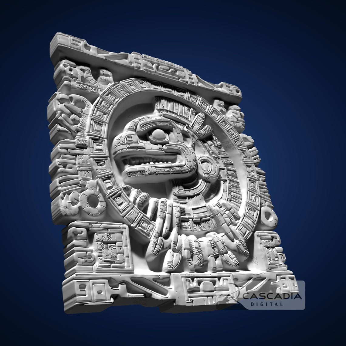 Lizard Aztec - STL Model for CNC Router and 3D Printing - Etsy