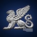 Griffin 3D STL File for CNC Router, 3D Print, Casting, Wood Carving ...
