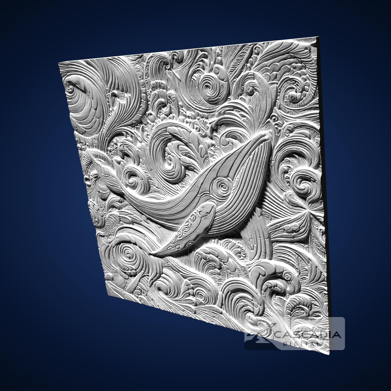 Whale - STL Model for CNC Router and 3D Printing - Etsy