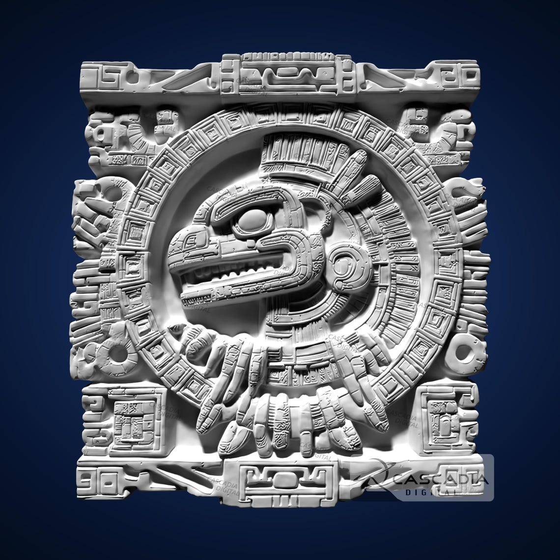 Lizard Aztec - STL Model for CNC Router and 3D Printing - Etsy