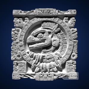 Lizard Aztec - STL Model for CNC Router and 3D Printing - Etsy