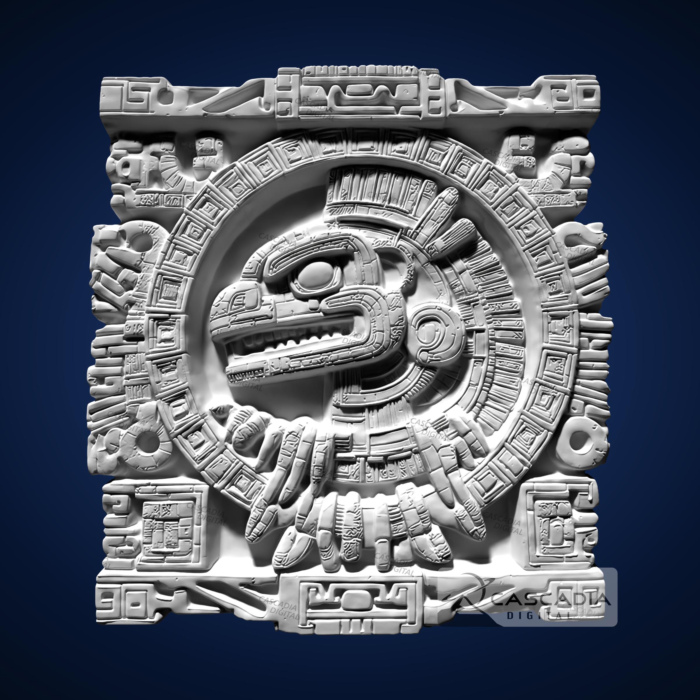Lizard Aztec - STL Model for CNC Router and 3D Printing - Etsy