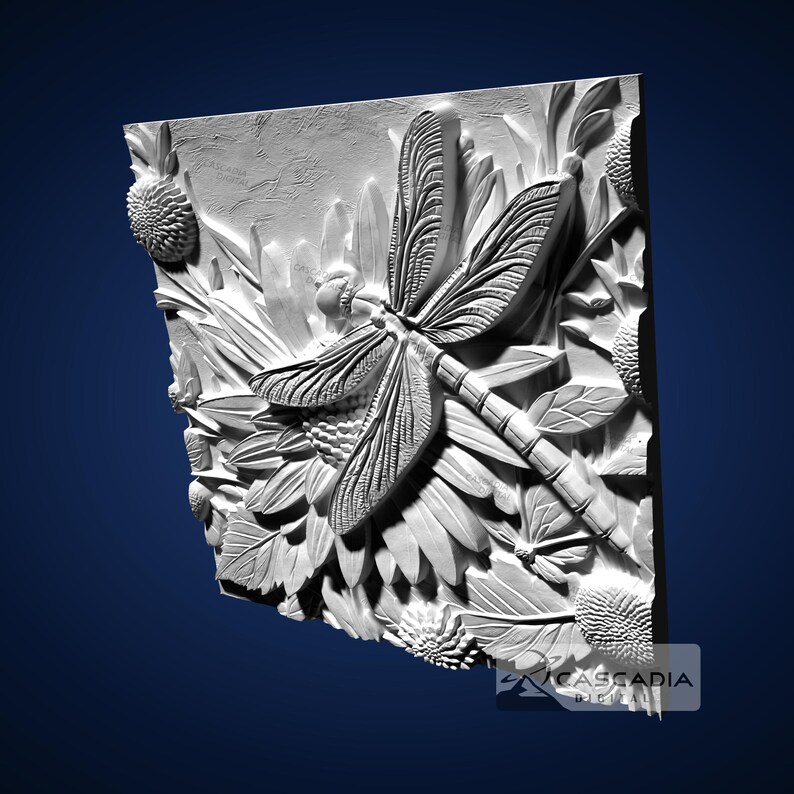 Dragonfly - STL Model for CNC Router and 3D Printing - Etsy