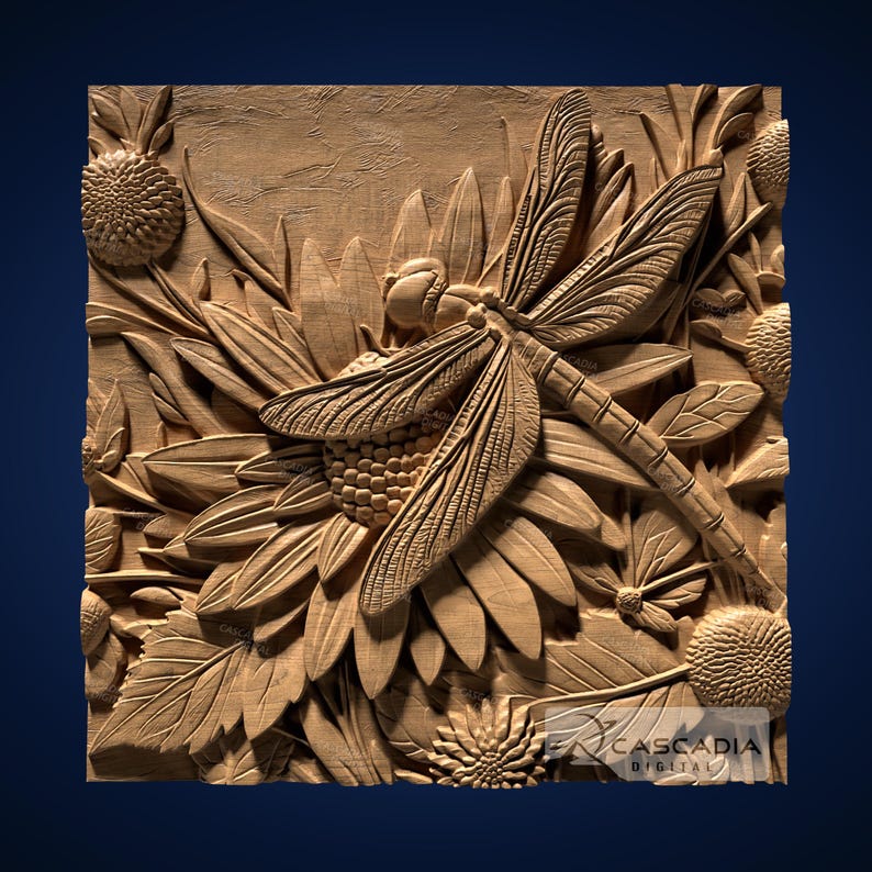 Dragonfly - STL Model for CNC Router and 3D Printing - Etsy