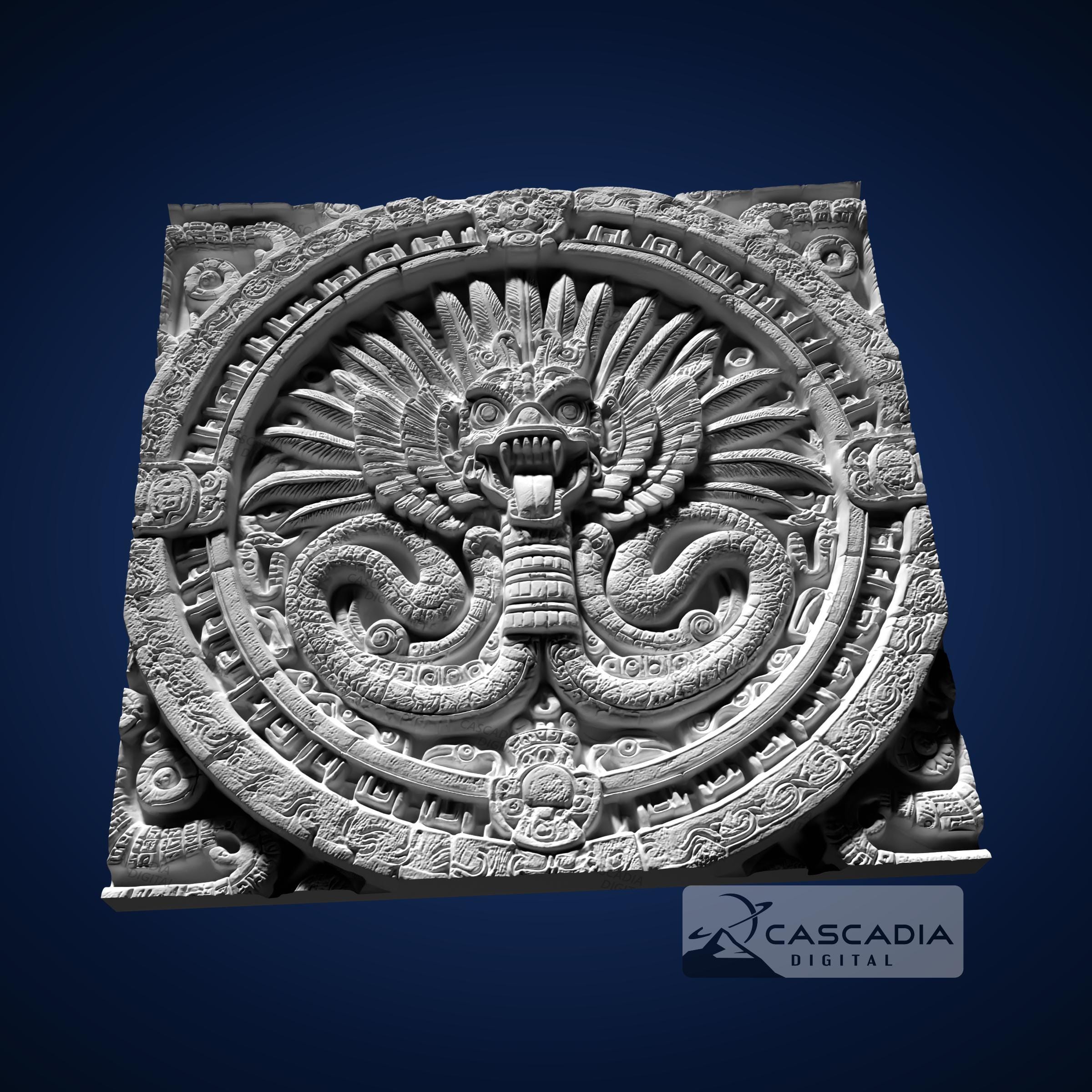Aztec Mayan - STL Model for CNC Router and 3D Printing - Etsy