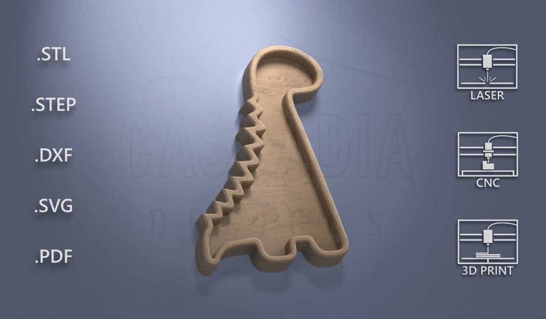 3D Vector Files for CNC Router, 3D Printer, Laser Cut stl, Step, Dxf ...