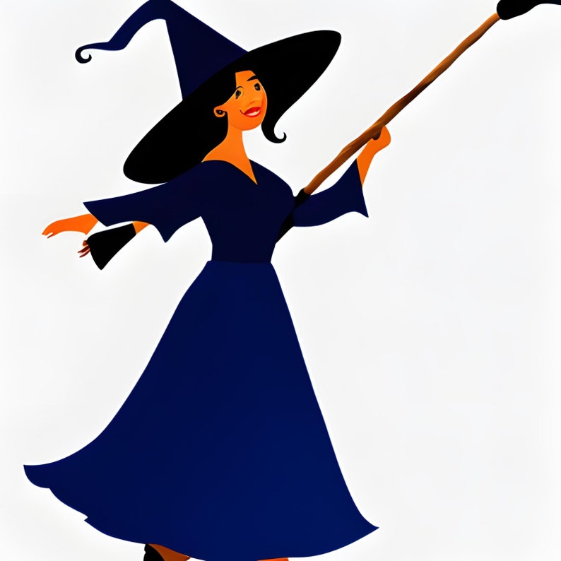 Magical Witches Pictures Collection PNG Format - Etsy