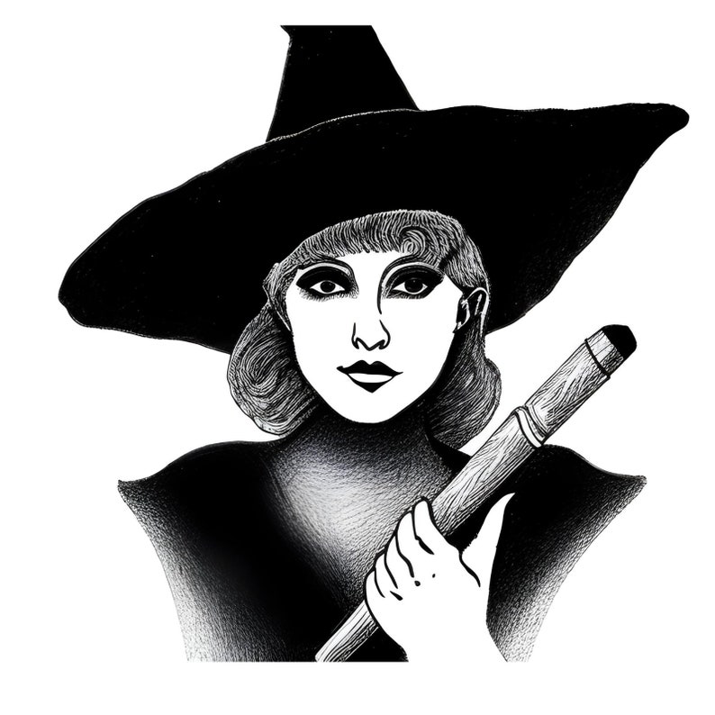 Magical Witches Pictures Collection PNG Format - Etsy
