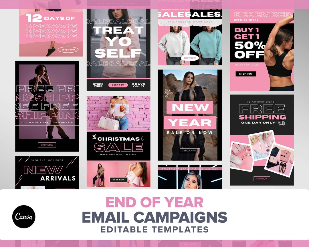 Editable Email Template Klaviyo Mailchimp, Flodesk, Omnisend Email Flow ...