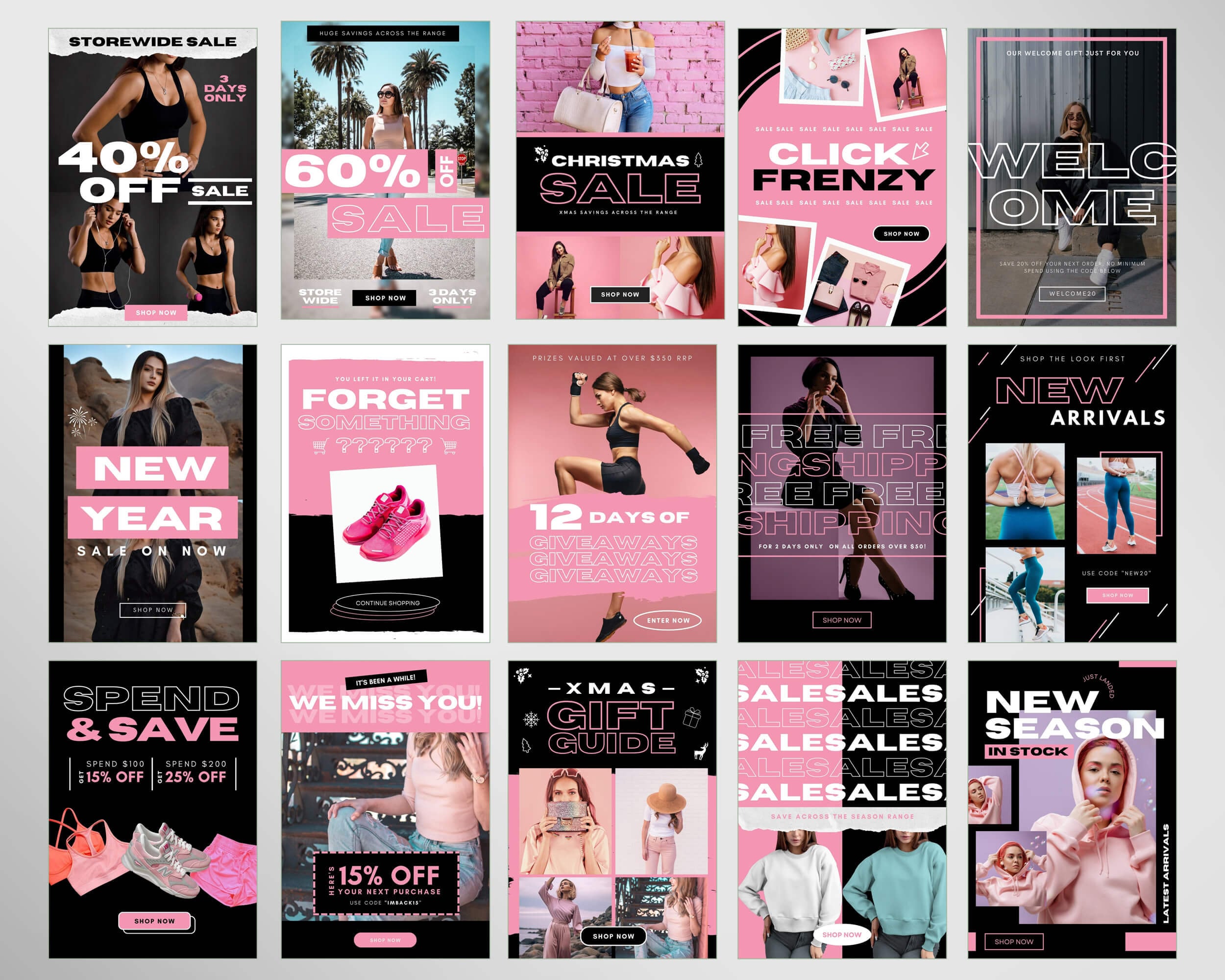 Editable Email Template Klaviyo Mailchimp, Flodesk, Omnisend Email Flow ...