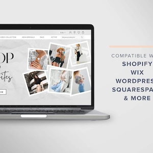 Editable Website Banner Template, Squarespace Web Banner Wix and ...
