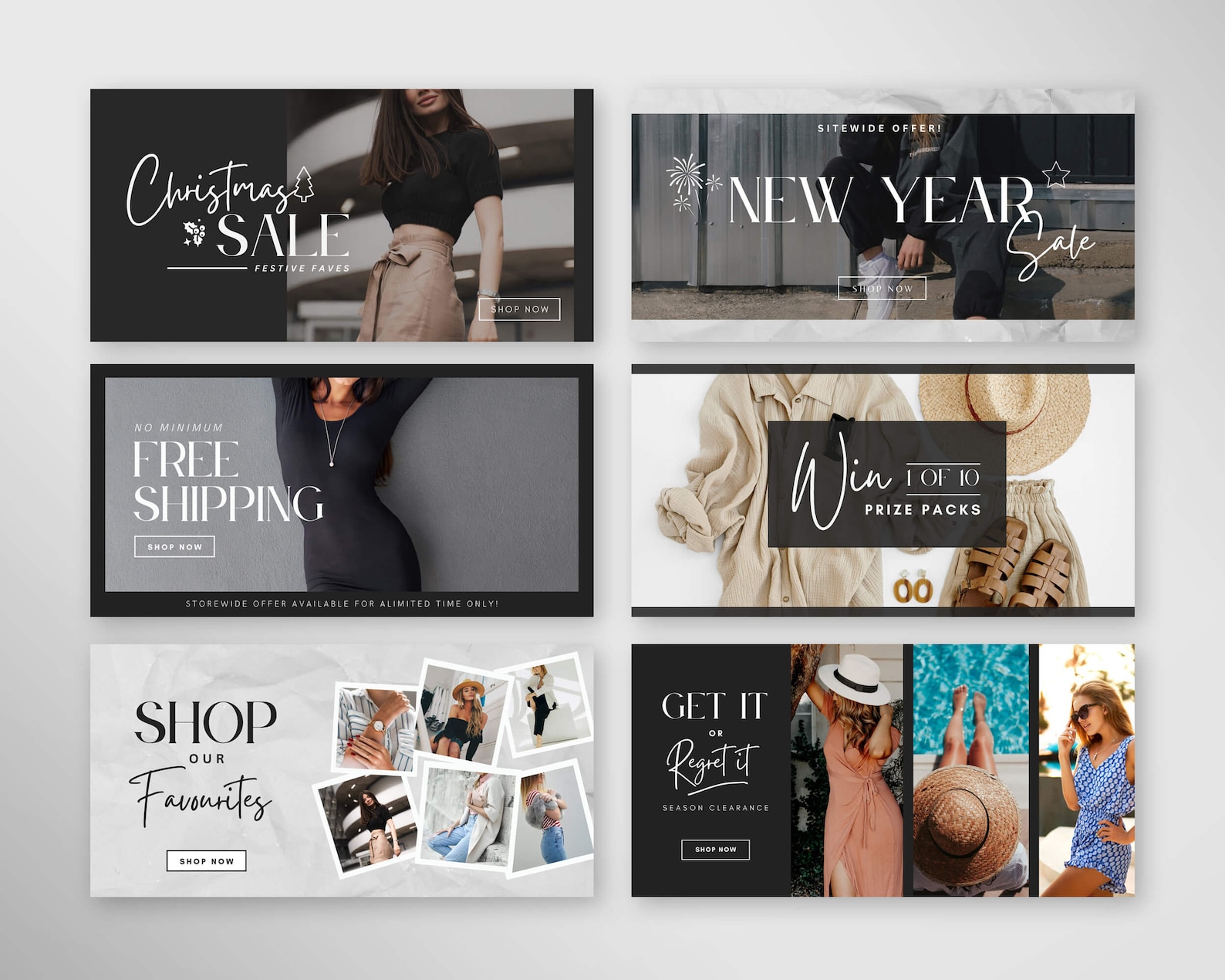 Editable Website Banner Template, Squarespace Web Banner Wix and ...