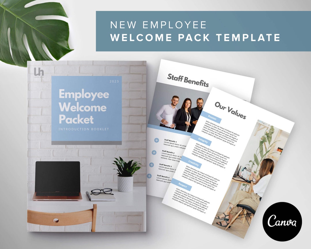 New Employee Welcome Pack Editable Template Staff Onboarding - Etsy