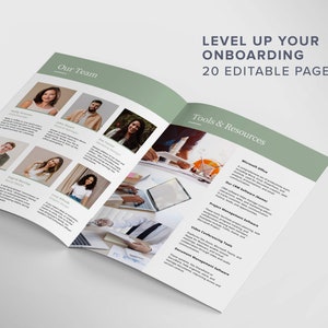 New Employee Welcome Packet | Canva Template | Onboarding Packet Handbook HR New Hire Booklet ...
