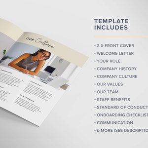 New Employee Welcome Packet | Canva Template | Onboarding Packet ...