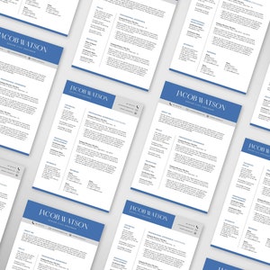 CV Template Engineer, Resume Template Word, Canva CV Resume Template ...