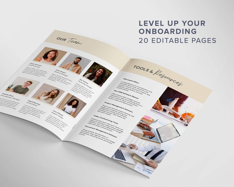 New Employee Welcome Packet | Canva Template | Onboarding Packet ...