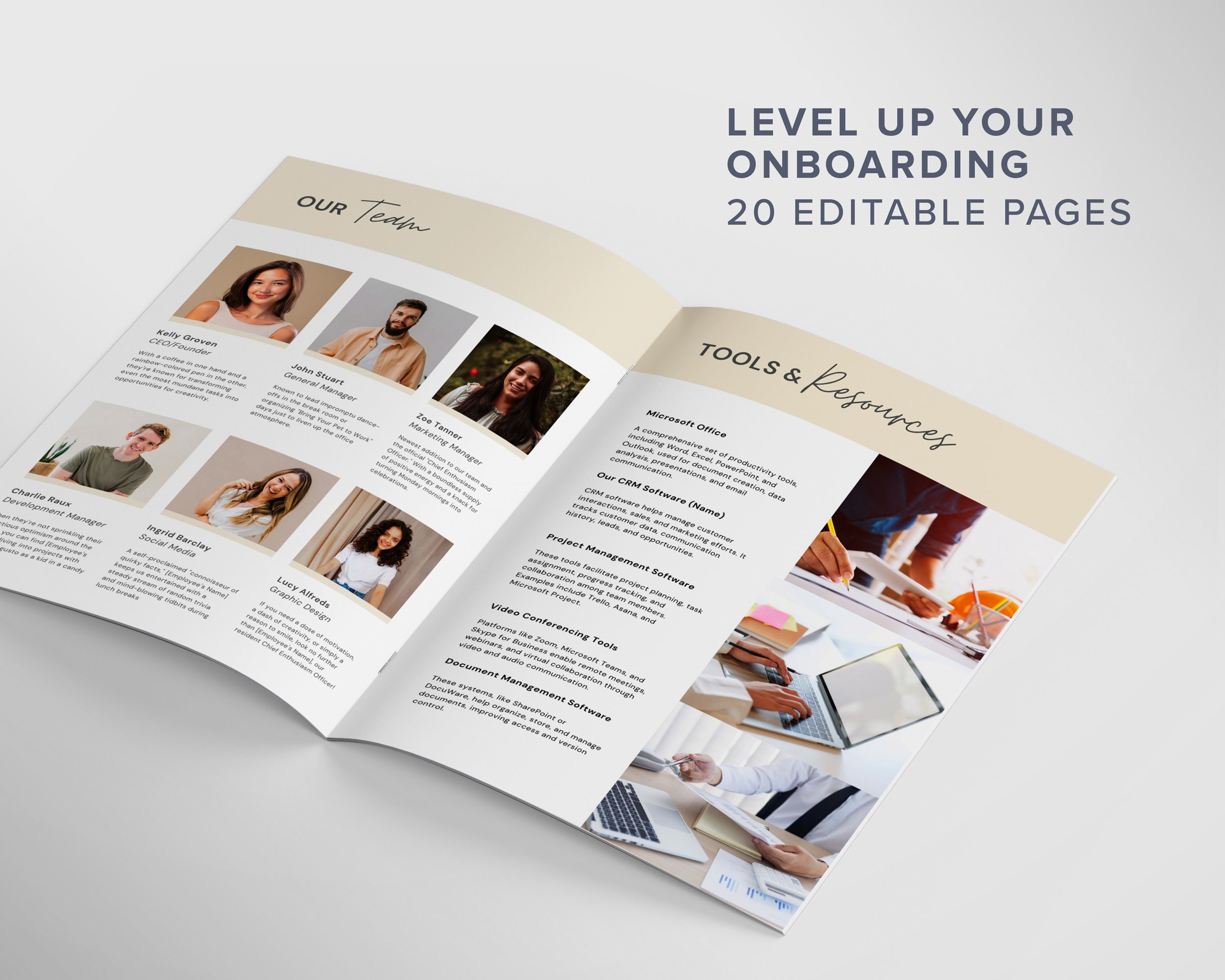 New Employee Welcome Packet Canva Template Onboarding - Etsy