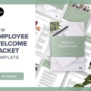 New Employee Welcome Packet Canva Template Onboarding - Etsy Australia