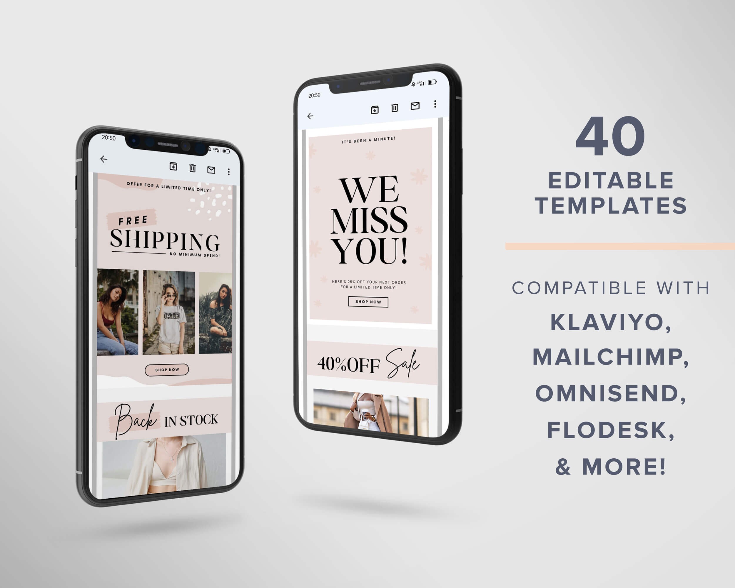 Editable Email Flow Template Klaviyo & Mailchimp, Email Marketing Canva ...