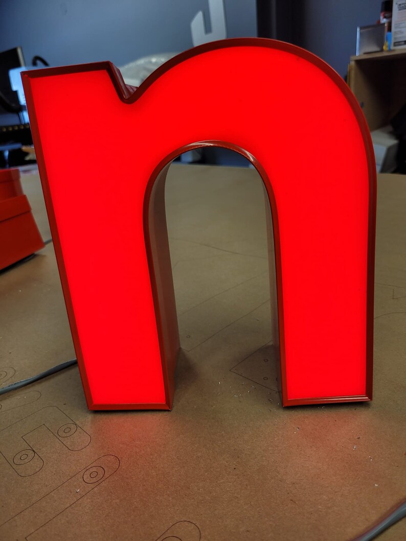3D Light up Channel Letter, for Your Kids Room, Wedding, House Décor - Etsy