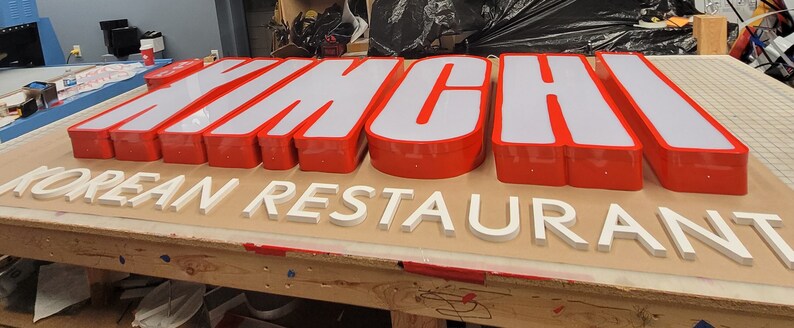 Custom Korean Restaurant Signs,commercial Signs for Indoor/outdoor,lit ...