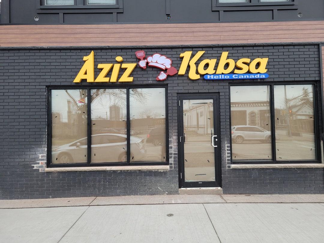 3D Store Front Signs LED Channel Letters Illuminated Wall Signs ...