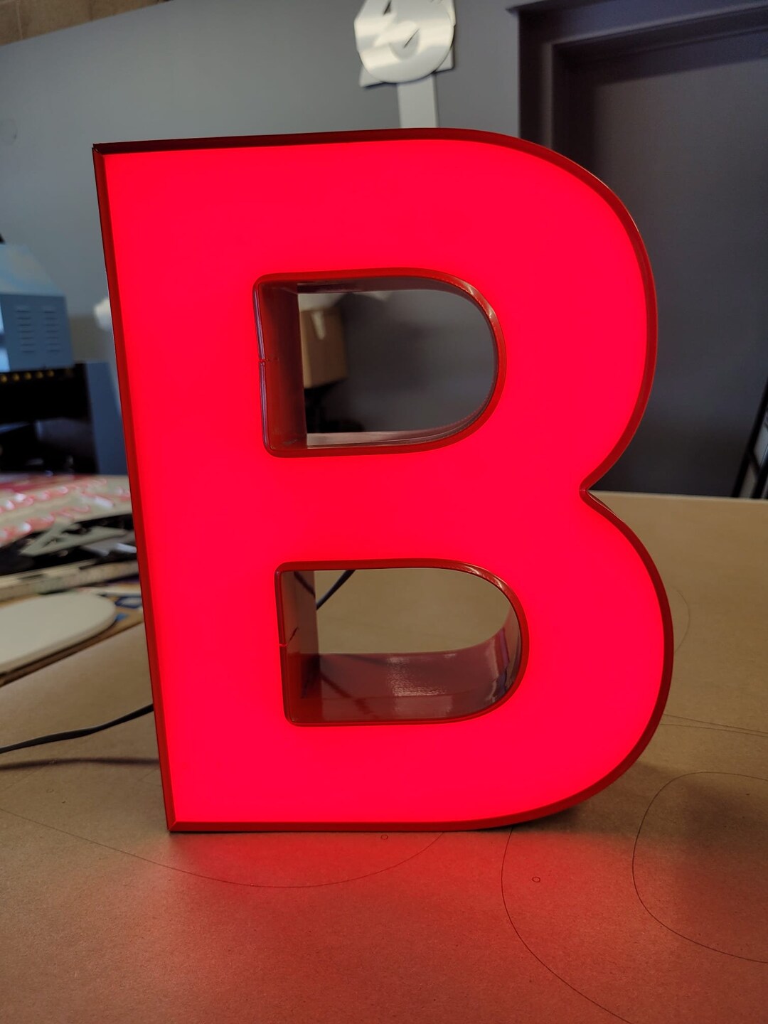 3D Light up Channel Letter, for Your Kids Room, Wedding, House Décor - Etsy