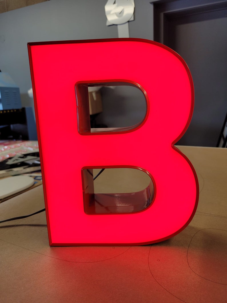 3D Light up Channel Letter, for Your Kids Room, Wedding, House Décor - Etsy