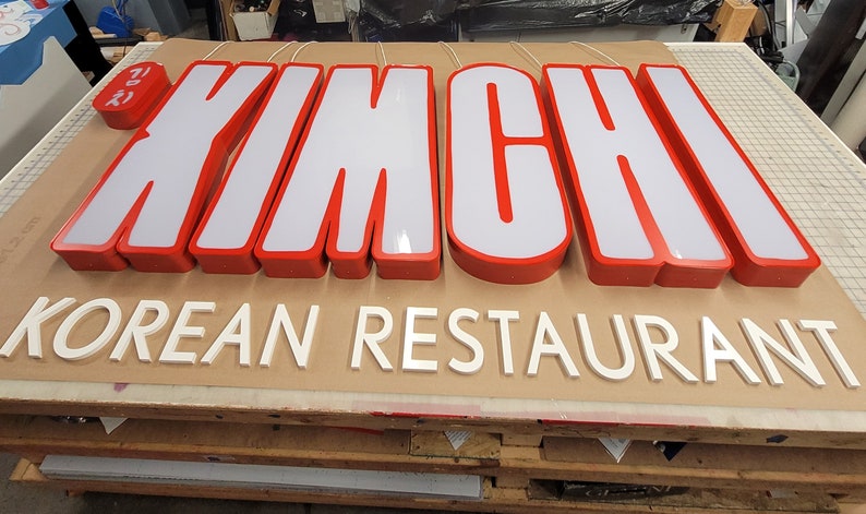 Custom Korean Restaurant Signs,commercial Signs for Indoor/outdoor,lit ...