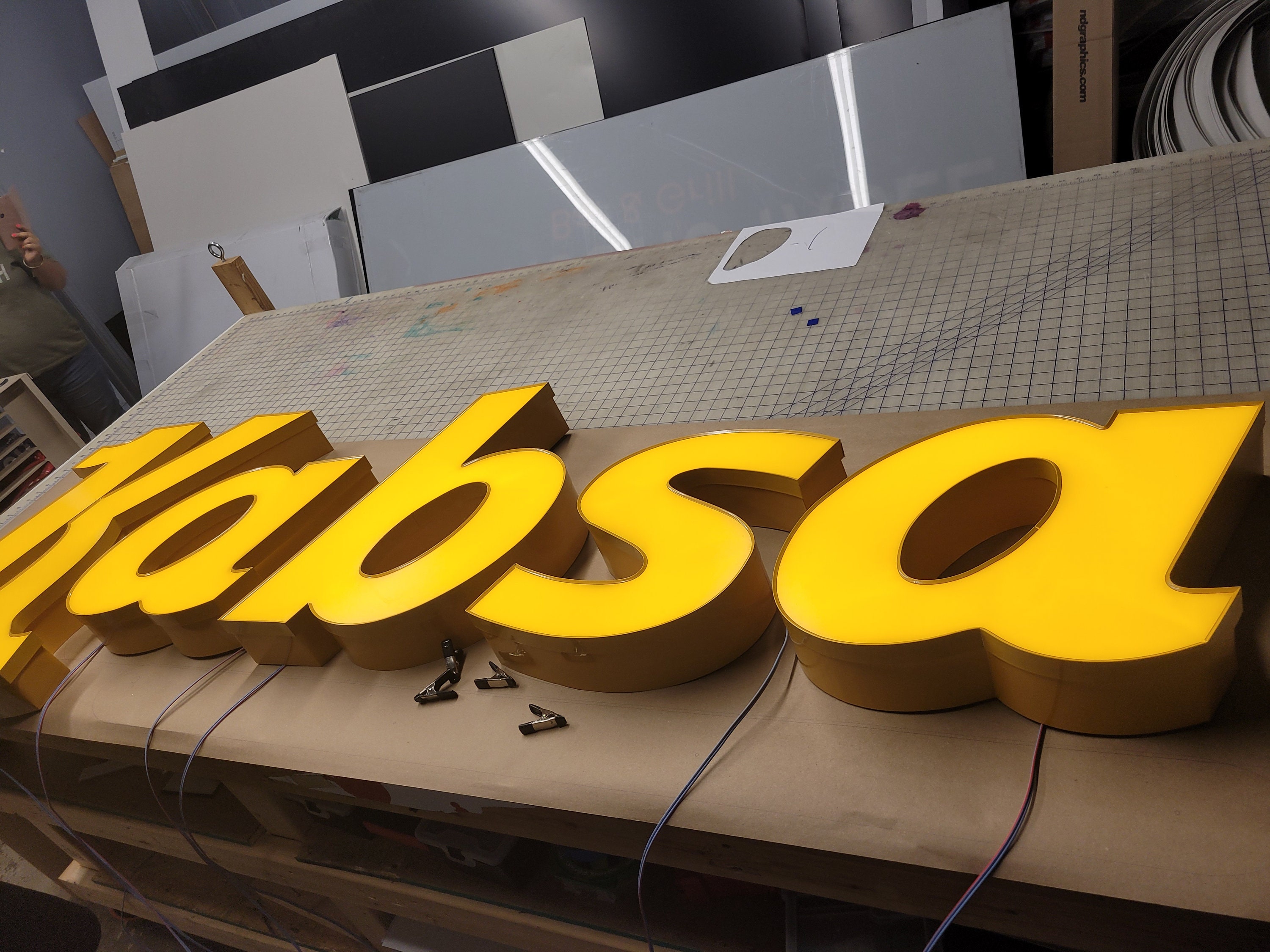 3D Store Front Signs LED Channel Letters Illuminated Wall Signs ...